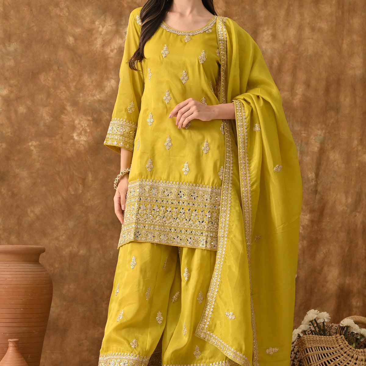 Blissful Breeze Suit Set – Simran Exclusive
